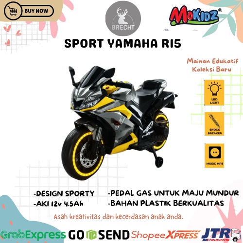Jual Mainan Motor Aki Anak Mokidz Sport R15 New Model GP SPORT R15 ...