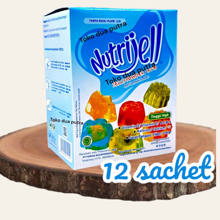 Jual nutrijell Jelly powder Plain @15gr X 12psc(1 box) | Shopee Indonesia
