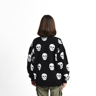 Jual Timebomb Cardigan Knitwear | Knit-Cardigan skull | Shopee Indonesia