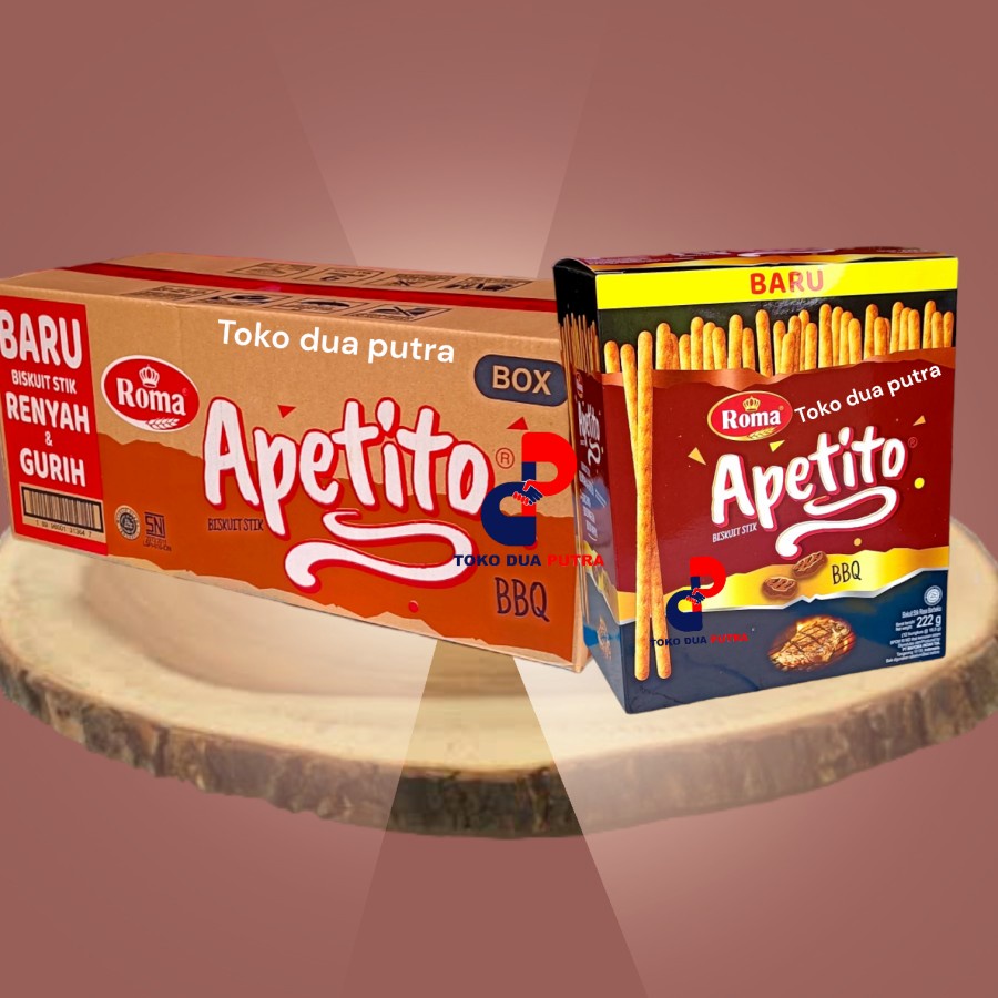 Jual Roma Apetito BBQ 6 BOX 12 bungkus(1 karton) ( renyah&gurih ...