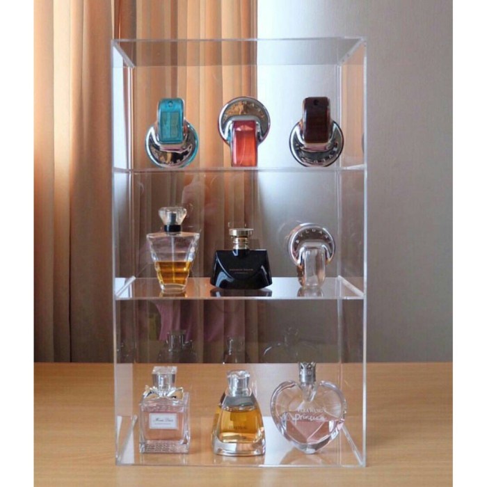 Jual Rak tempat make up/parfum Akrilik | Shopee Indonesia