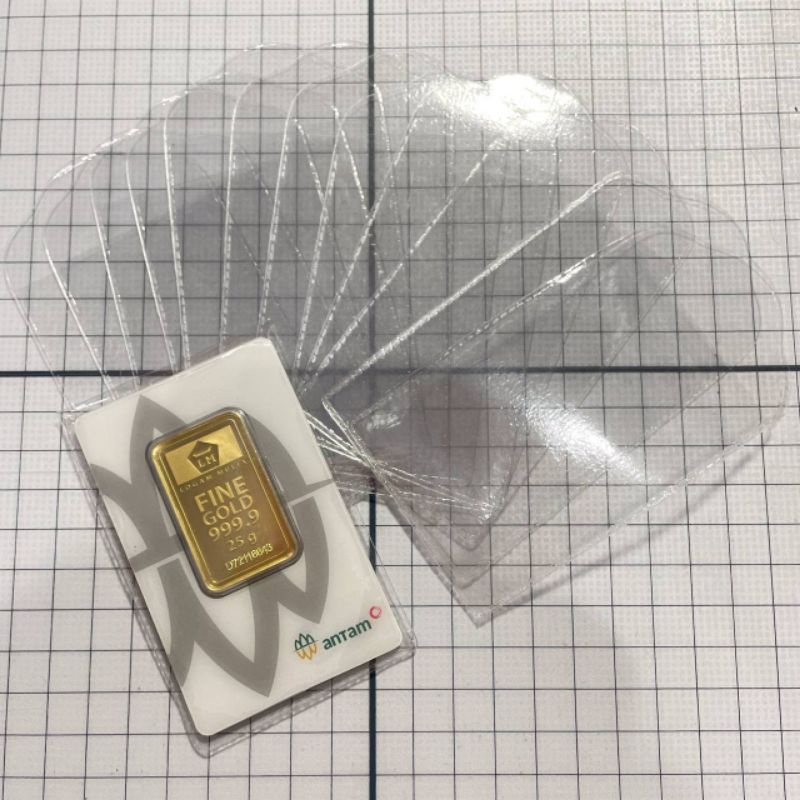 Jual Plastik Pelindung Logam Mulia Emas LM Card Kartu KTP | Shopee ...