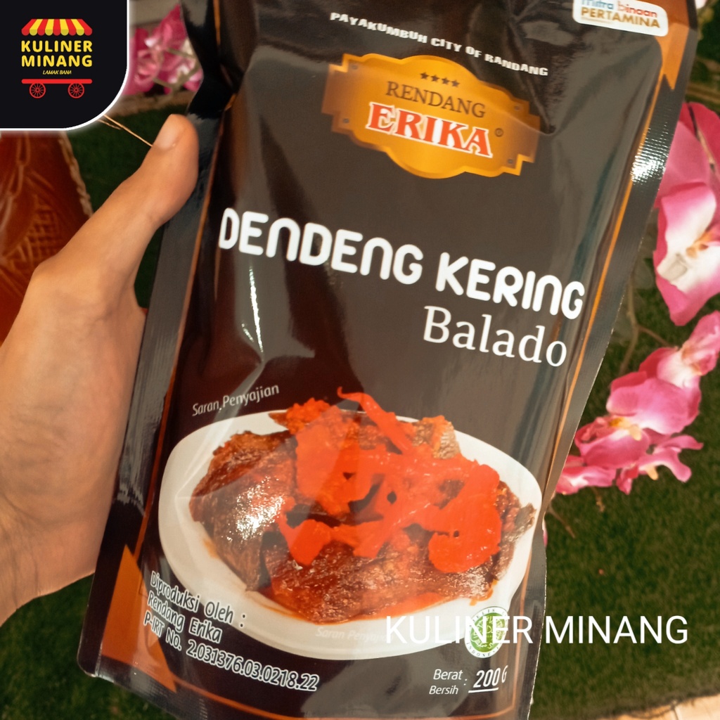 Jual Dendeng Balado Kering Erika Oleh-Oleh Asli Cemilan Kampung Makanan ...