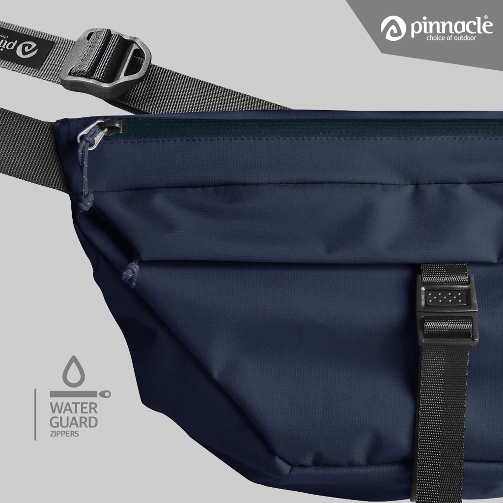 Jual Pinnacle Pro Official Hexa Sling Bag Dark Navy - Zip Navy | Shopee ...