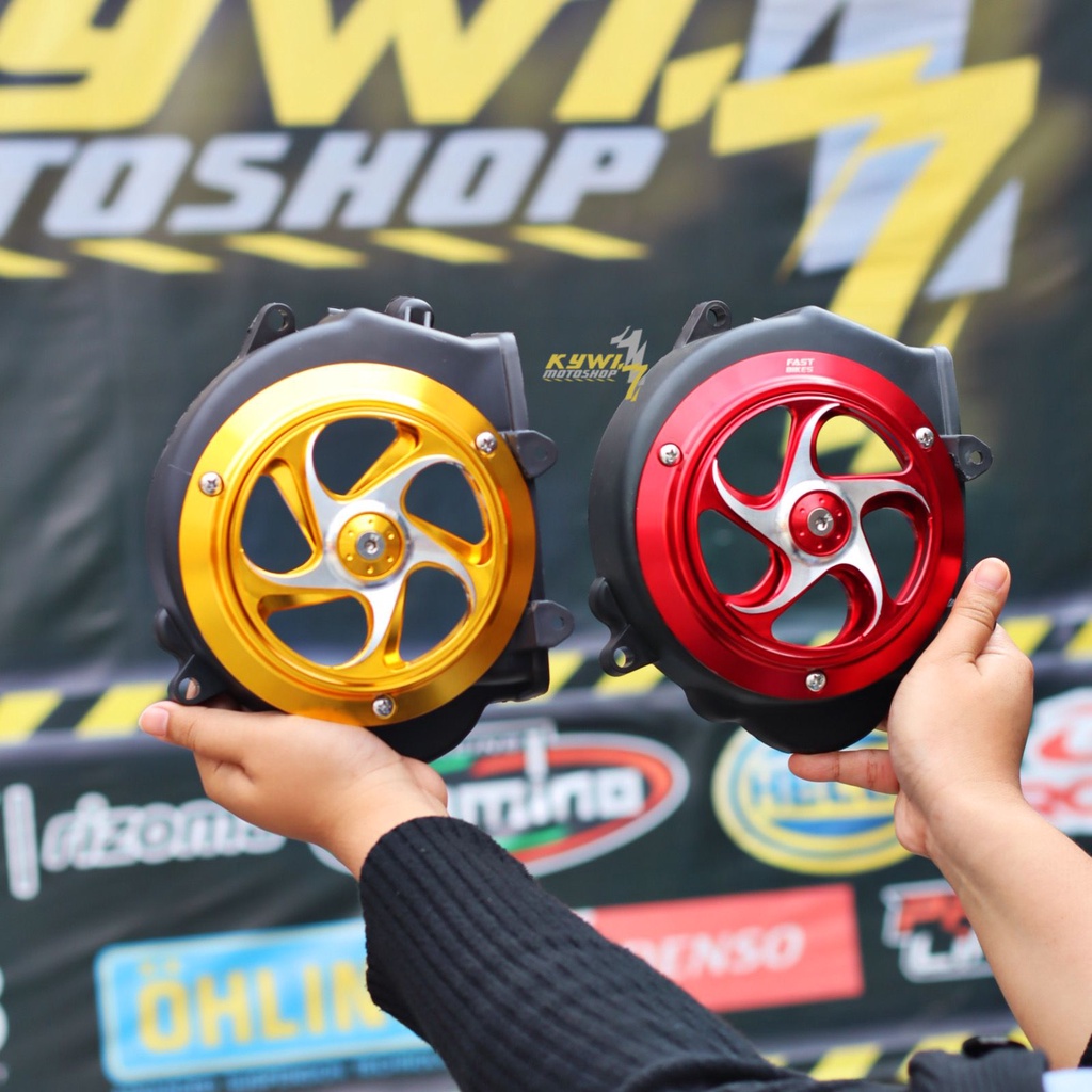 Jual Spinner kipas Alumunium CNC Anodize Beat Scoopy | Shopee Indonesia