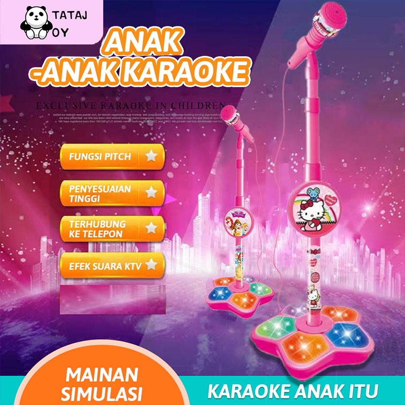 Jual Tatajoy Mainan Anak Music Microphone Karaoke Microphone Speaker ...