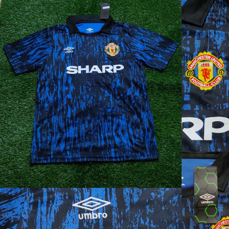 Jual Jersey Retro MU Away 1992 1993 Grade Ori Import Baju Sepak Bola MU ...