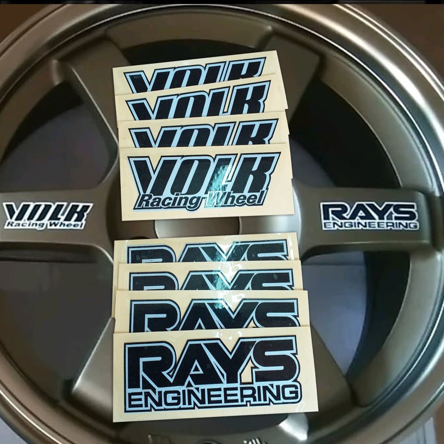 Jual Stiker Velg Mobil Volk Rays Engineering TE37 | Shopee Indonesia