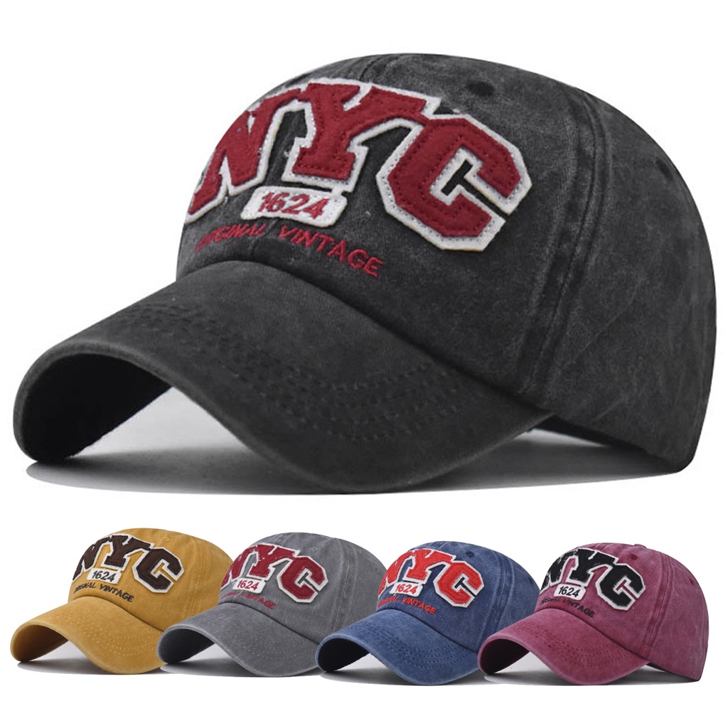 Jual Topi Baseball NYC 1624 Original Wash Import Premium Quality Casual ...
