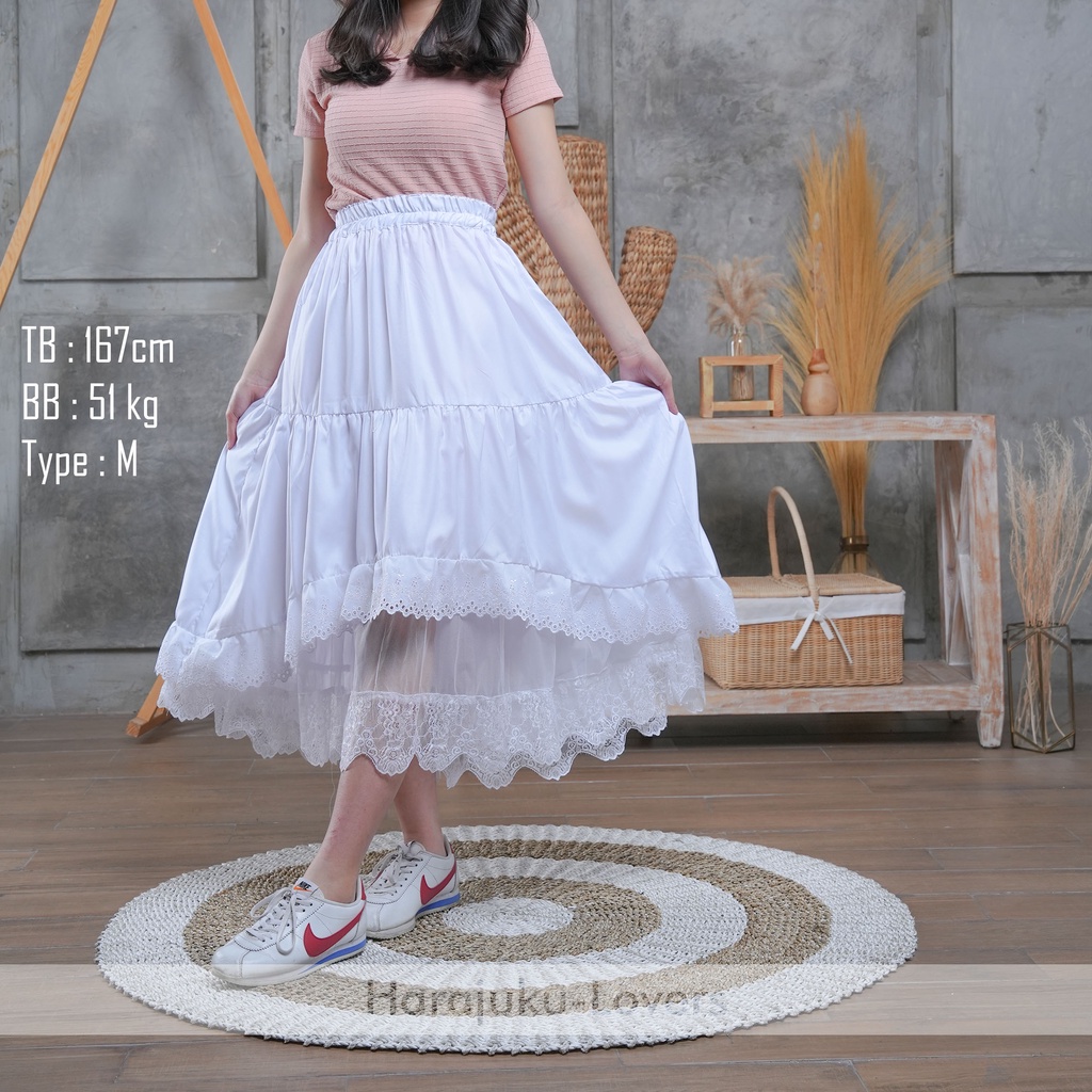 Jual Helena Rok Brokat | Shopee Indonesia