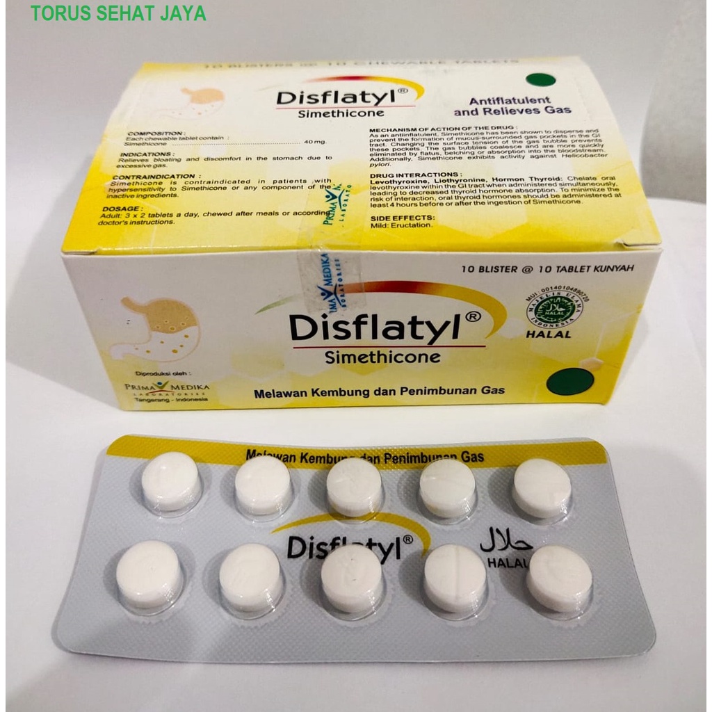 Jual Disflatyl 1 Strip 10 Tablet / Maag / Asam Lambung / Kembung ...
