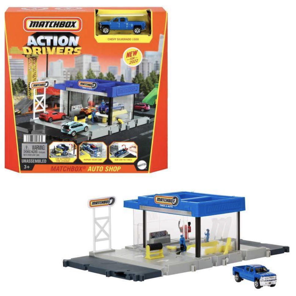 Jual Matchbox Action Drivers - Auto Shop Playset | Shopee Indonesia