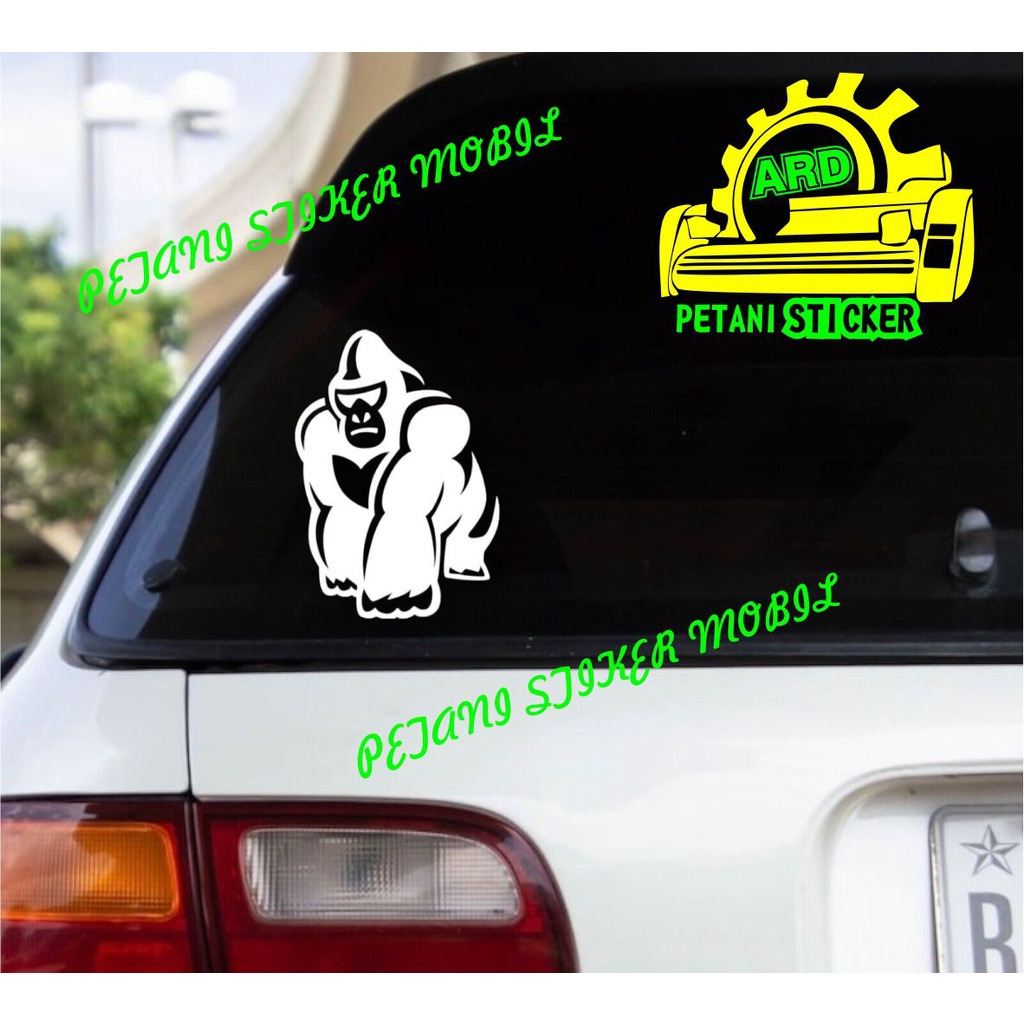 Jual STIKER STICKER MONYET/MONKEY JDM TERBARU KEREN CUTTING STIKER ...