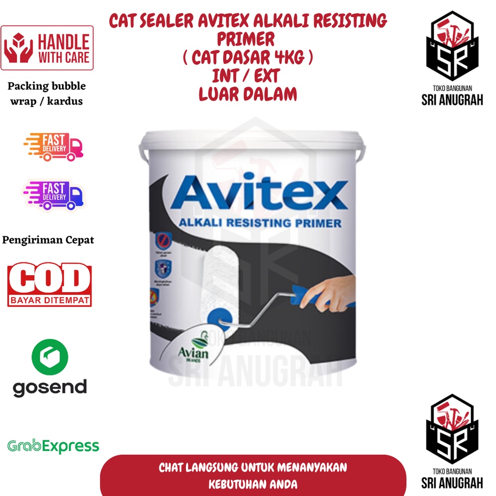 Jual Cat Sealer Avitex Alkali Resisting Primer 4KG | Shopee Indonesia