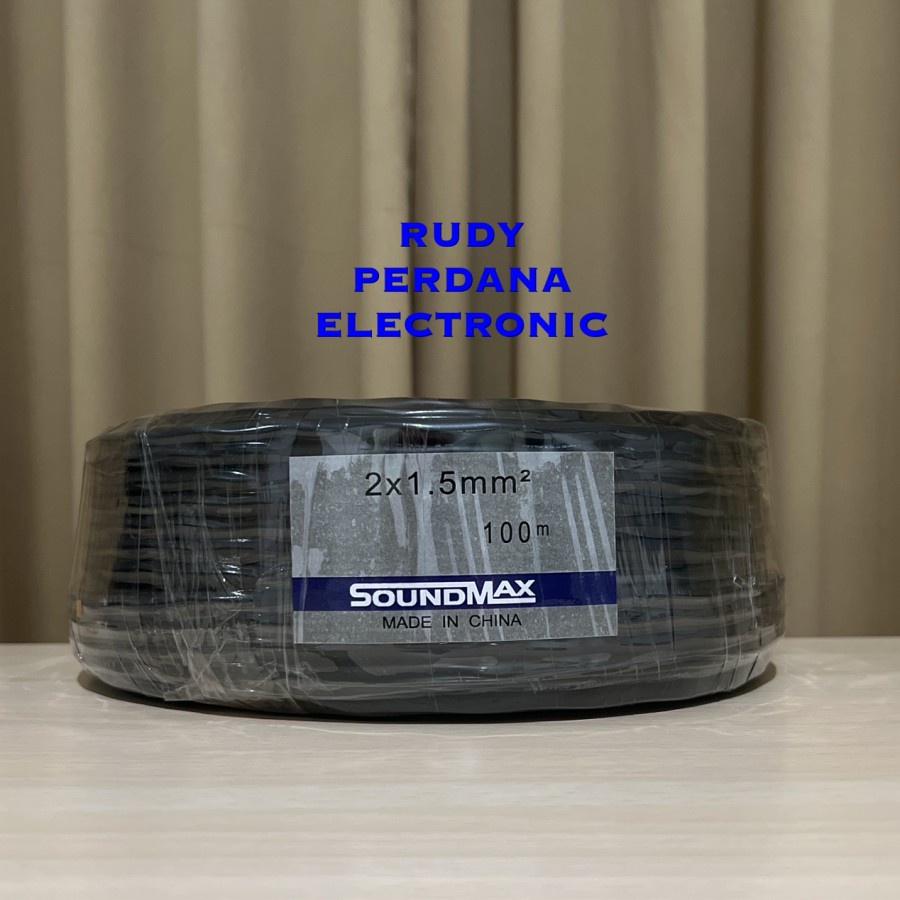 Jual KABEL AUDIO SPEAKER SOUND LISTRIK SERABUT ISI 2 1.5 MM SOUNDMAX ...
