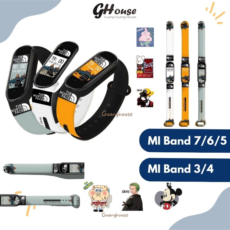 Jual Strap Mi Band 7 6 5 4 3 Smile Morandi Tali Pengganti Xiaomi Mi Band 7 6 5 4 3 Morandi ...