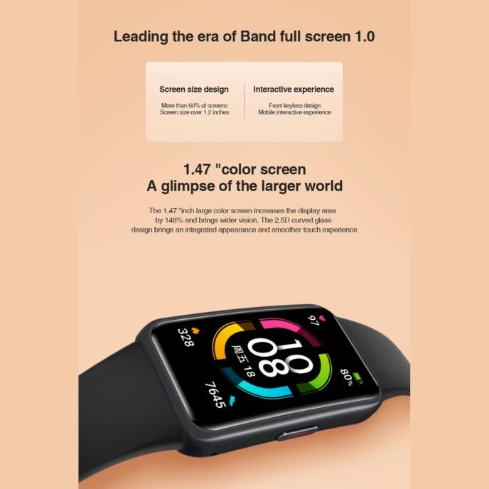 Jual HONOR BAND 6 Smart band spo2 - AMOLED DISPLAY - SMARTBAND | Shopee ...