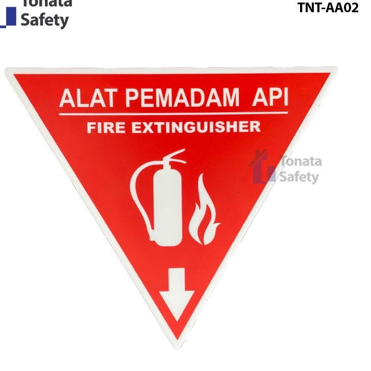 Jual Khusus hari ini Segitiga APAR Polos / Rambu Akrilik Alat Pemadam Api Ringan | Shopee Indonesia