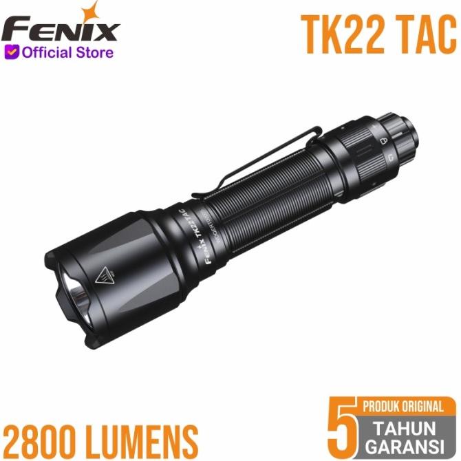 Jual Senter Fenix TK22 TAC Rechargeable Flashlight LED | Shopee Indonesia