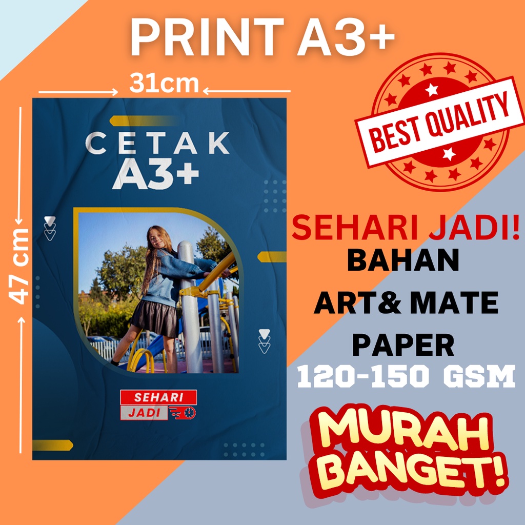 Jual Print A3+ Cetak A3+ MURAH ARTPAPER DAN MATEPAPER 120 - 150 cepat ...