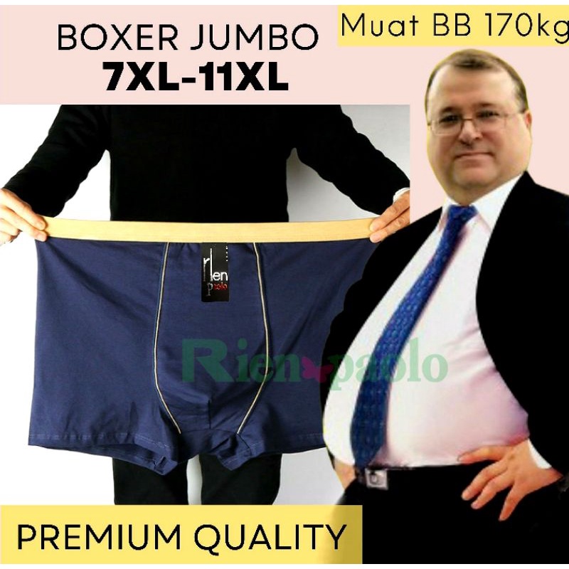 Jual Celana Dalam Pria Jumbo Boxer Katun Premium CD Pria Big Size Ukuran Besar Dewasa 6XL / 7XL ...