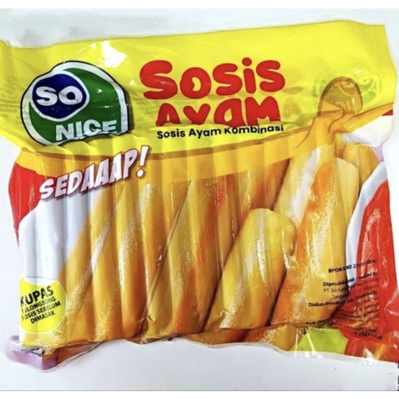 Jual SOSIS SO NICE 1KG | Shopee Indonesia