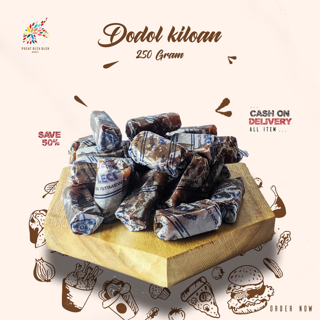 Jual DODOL GARUT ORIGINAL 250 GRAM MAKANAN KHAS GARUT OLEH OLEH KHAS ...