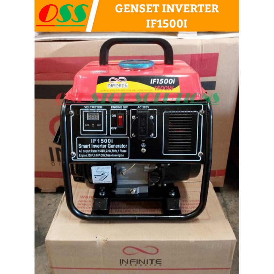 Jual GENSET INVERTER BENSIN INFINITE IF1500I GENERATOR IF 1500I 1500 ...