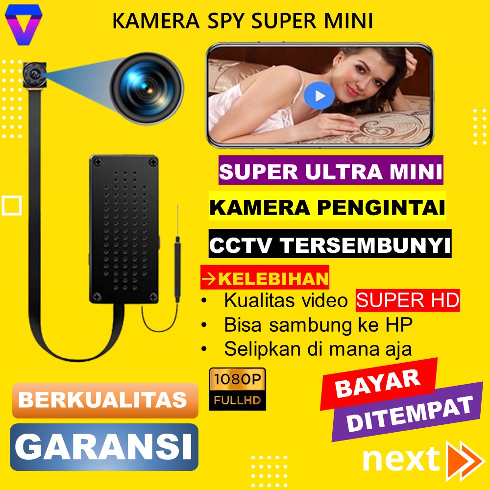 Jual MINI CAMERA WIFI KAMERA SPY CAM CCTV MINI TERSEMBUNYI TANPA KABEL ...