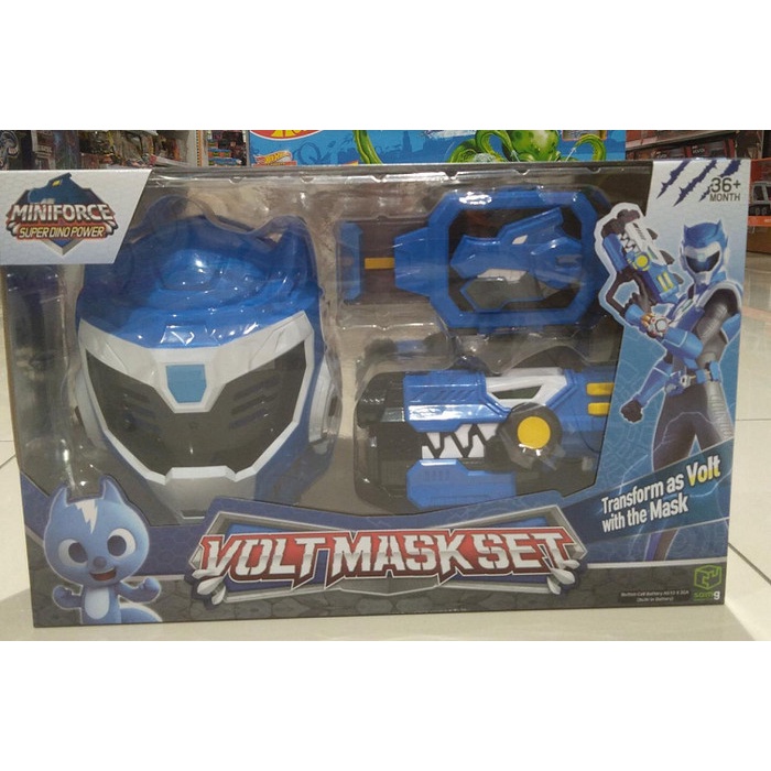 Jual Sale Mainan: Robot Mini Force Super DIno Power Volt Mask Set Ori ...