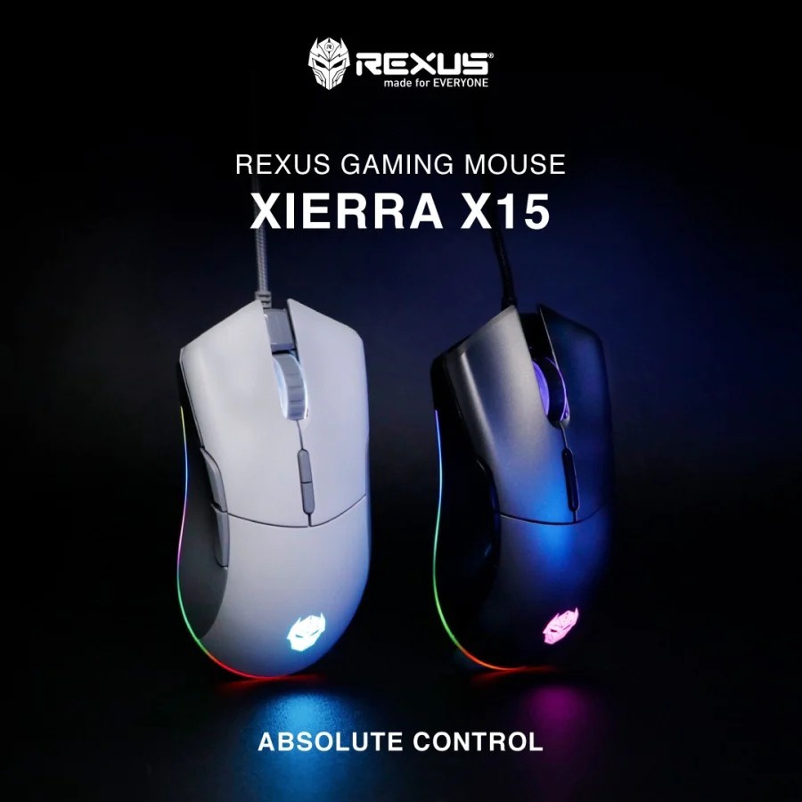Jual Rexus Xierra X15 Mouse Gaming RGB Gaming Mouse Rexus X-15 -03897 ...