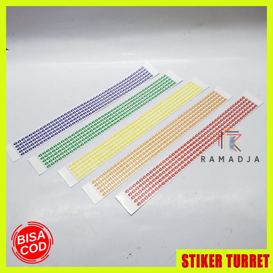 Jual STIKER TURET SCOPE STIKER TELESKOP STIKER ZEROING STICKER TURET ...