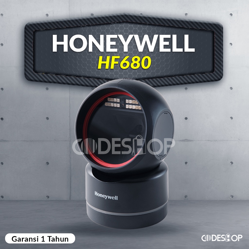 Jual Honeywell HF680 Barcode Scanner Imager Orbit 1D & 2D Dimensi ( USB ...