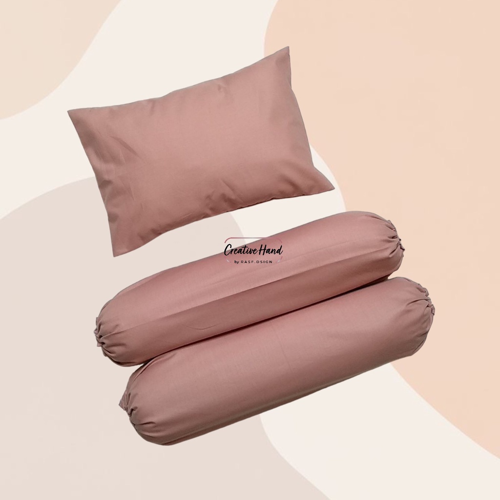 Jual Cover Bantal Guling Bayi POLOSAN Bahan KATUN LOKAL PREMIUM ...