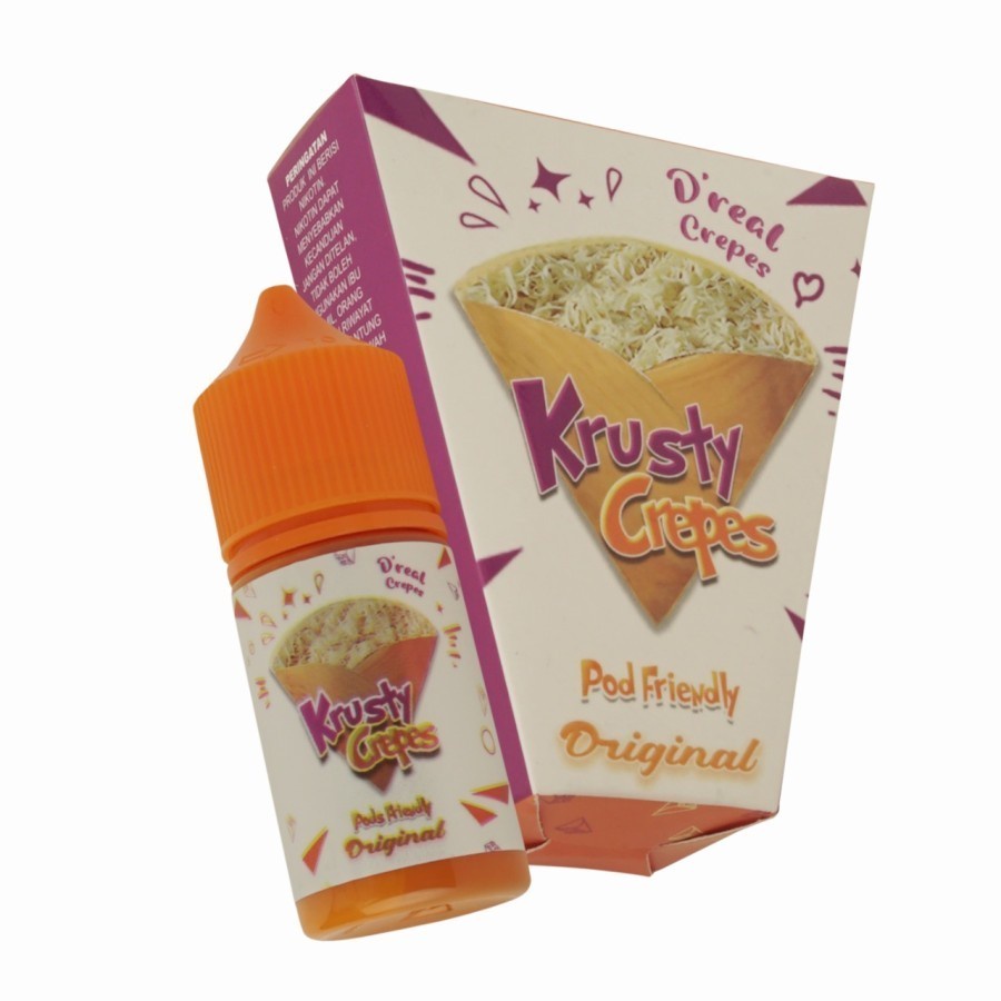 Jual LIQUID KRUSTY CREPES V1 30ML ORIGINAL CREPES 15MG | Shopee Indonesia