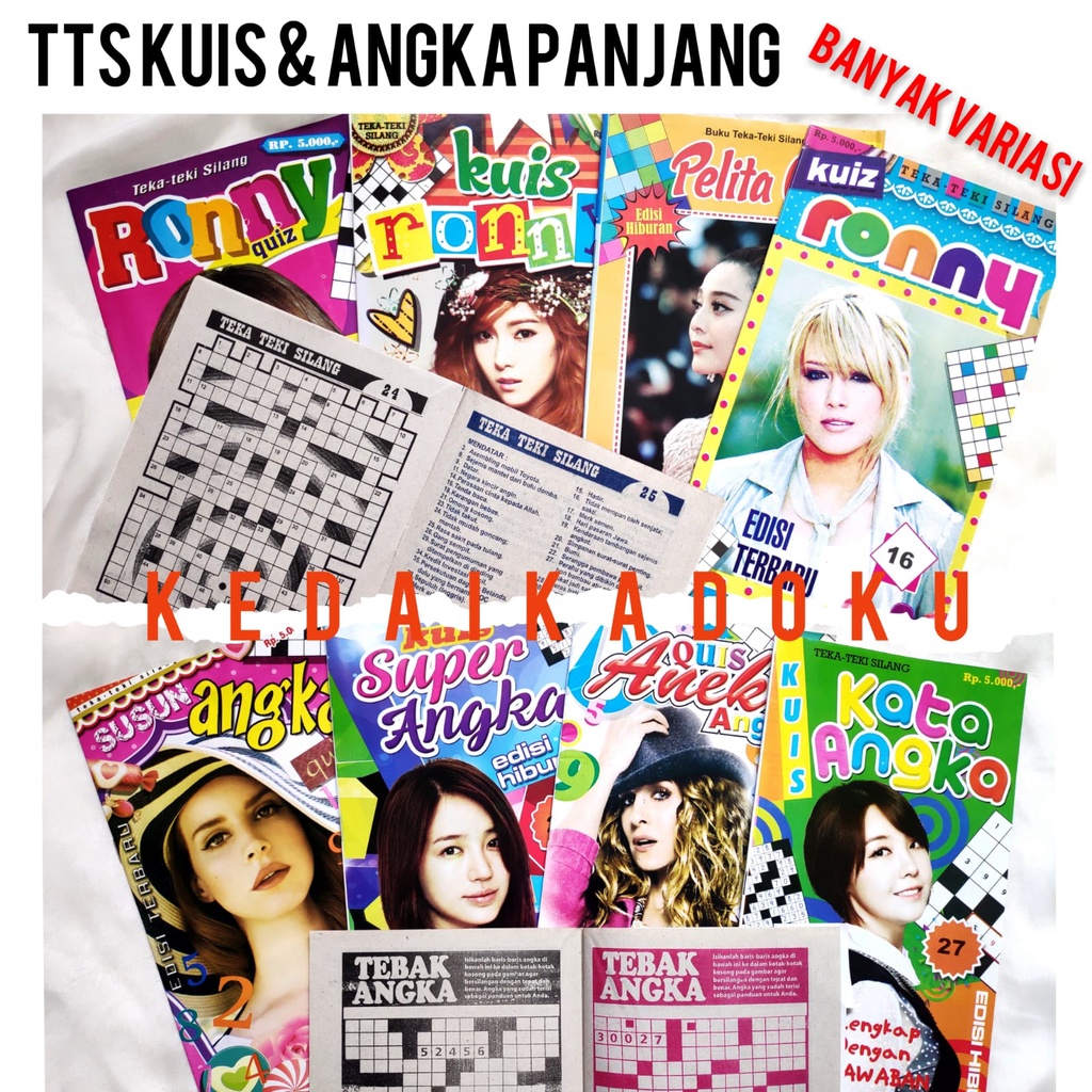 Jual Buku Kuis & Angka Teka Teki Silang Asah Otak Sudoku Medium | Shopee Indonesia