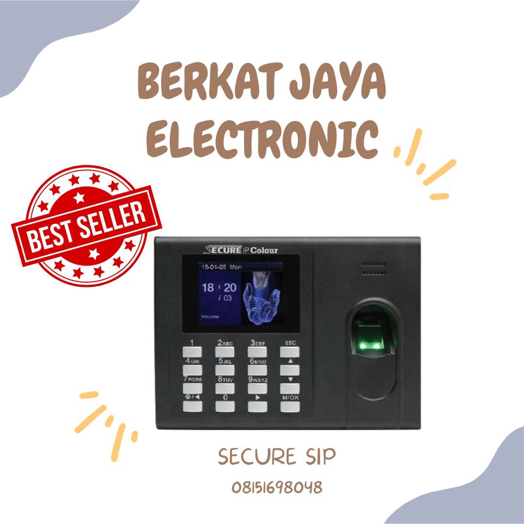 Jual Secure SIP Colour Mesin Absen Fingerprint | Shopee Indonesia