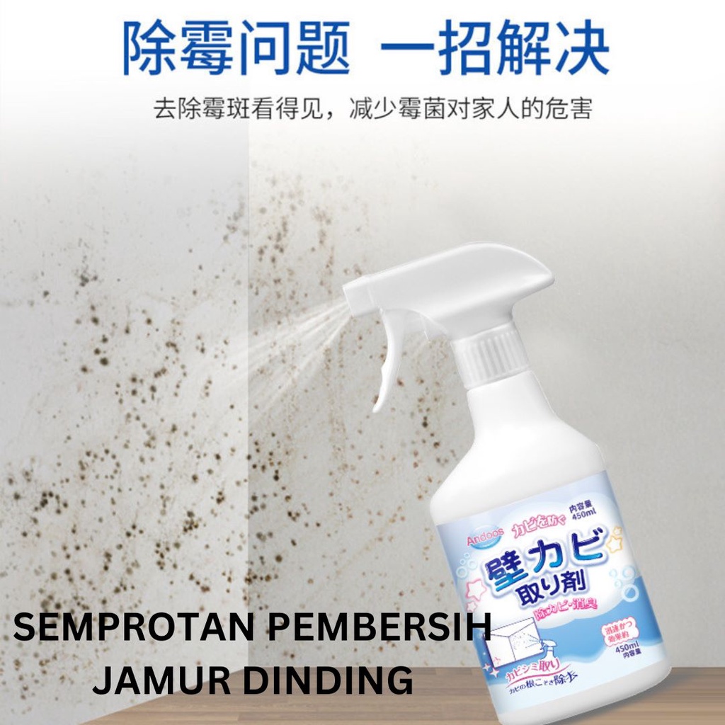 Jual Penghilang Jamur Dinding Spray isi 330ml Alat Pembersih Jamur ...
