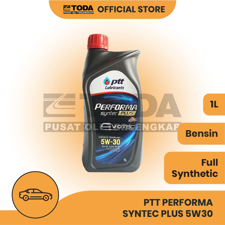 Jual Oli PTT Lubricants Performa Synthetic Plus 5W30 1L Original - Oli ...