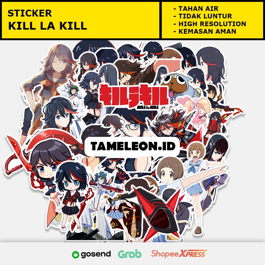 Jual Sticker Anime kill la kill Matoi, Satsuki, Senketsu,Mikisugi,Mako ...