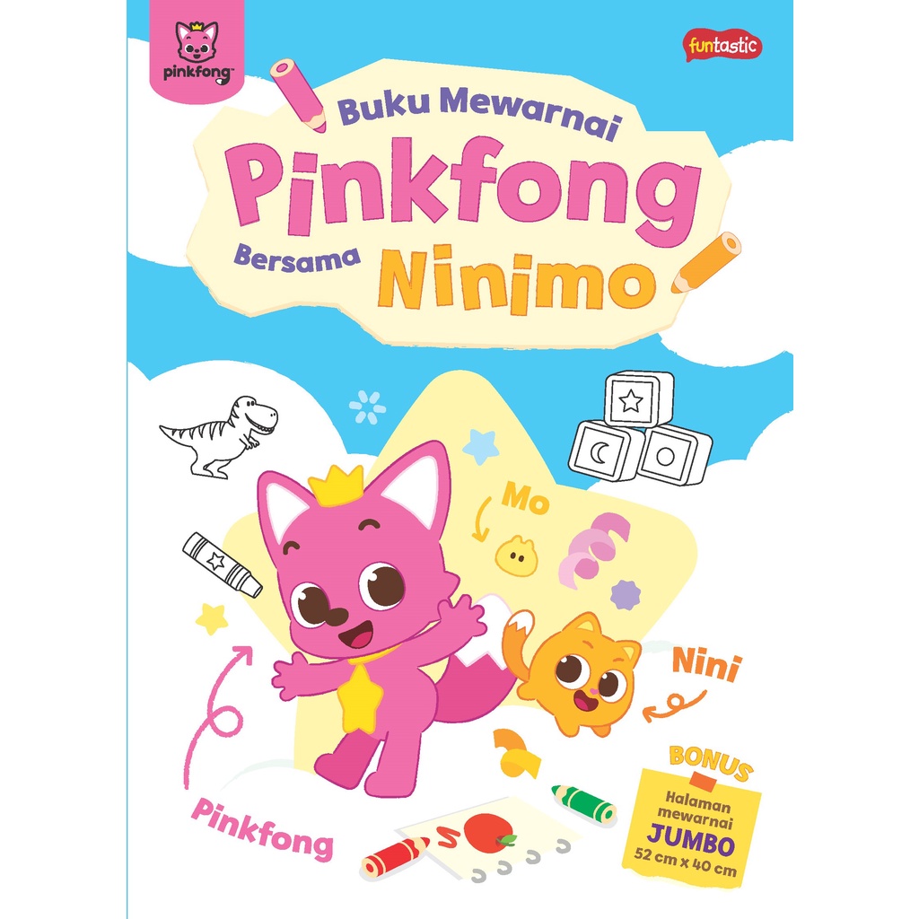 Jual Gramedia Tunjungan : Buku Mewarnai Pinkfong Bersama Ninimo ...