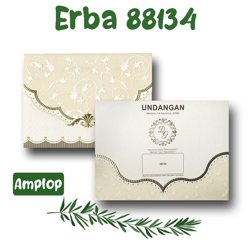 Jual ERA BARU / ERBA 88134 / UNDANGAN KOSONGAN / UNDANGAN + CETAK ...