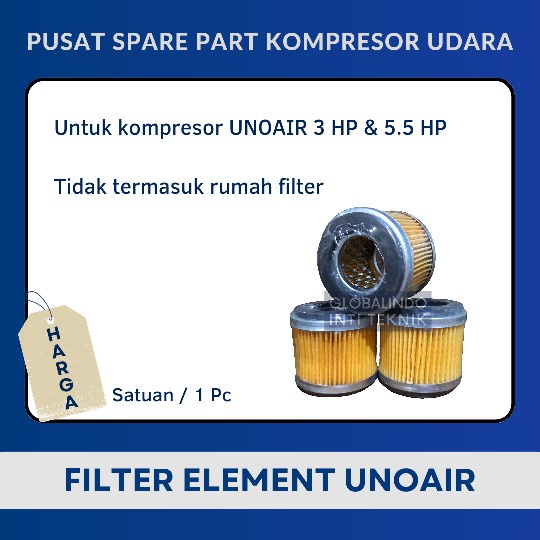 Jual Isi Filter Element Saringan Udara Air Filter Only Kompresor Angin ...
