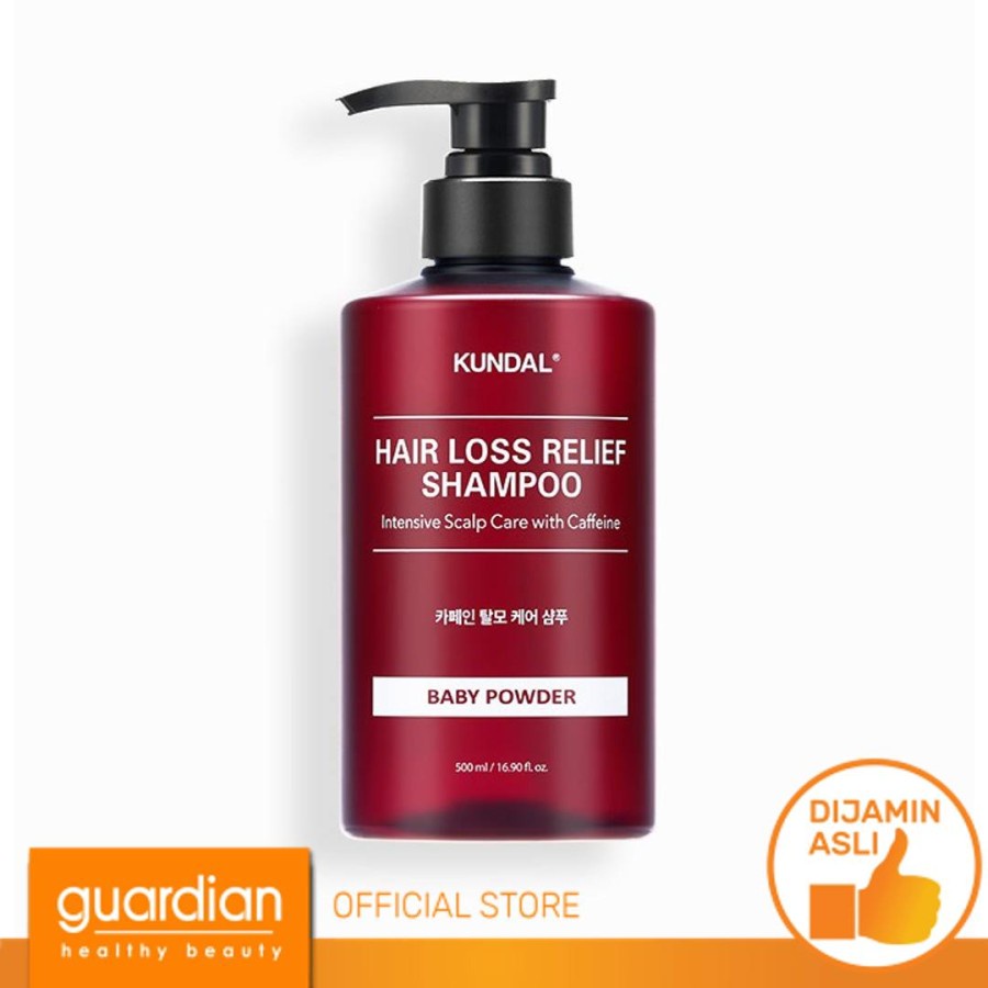 Jual KUNDAL Scalp Care and Caffeine Shampoo - Baby Powder 500ml ...