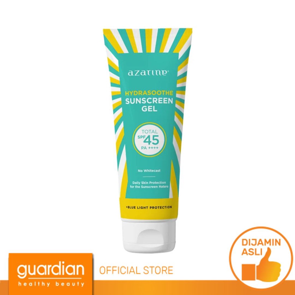 Jual Azarine Hydrasoothe Sunscreen Gel SPF45 PA++++ Sunscreen Kulit ...