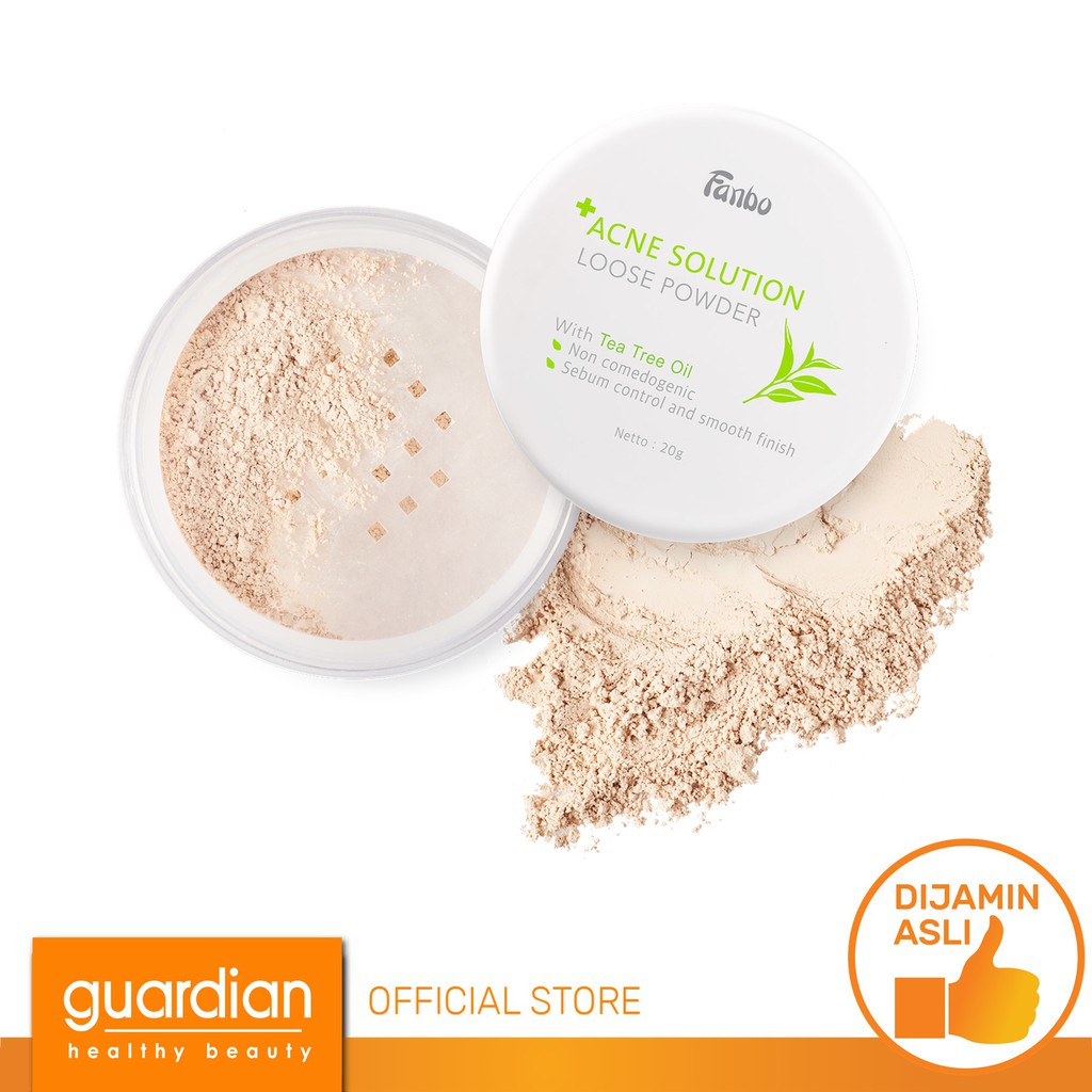 Jual FANBO Acne Solustion Loose Powder 02 Translucent 20g | Shopee ...