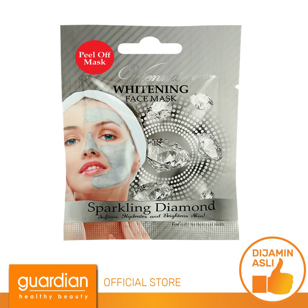 Jual VIENNA Face Mask Whitening Sparkling Diamond 20g | Shopee Indonesia