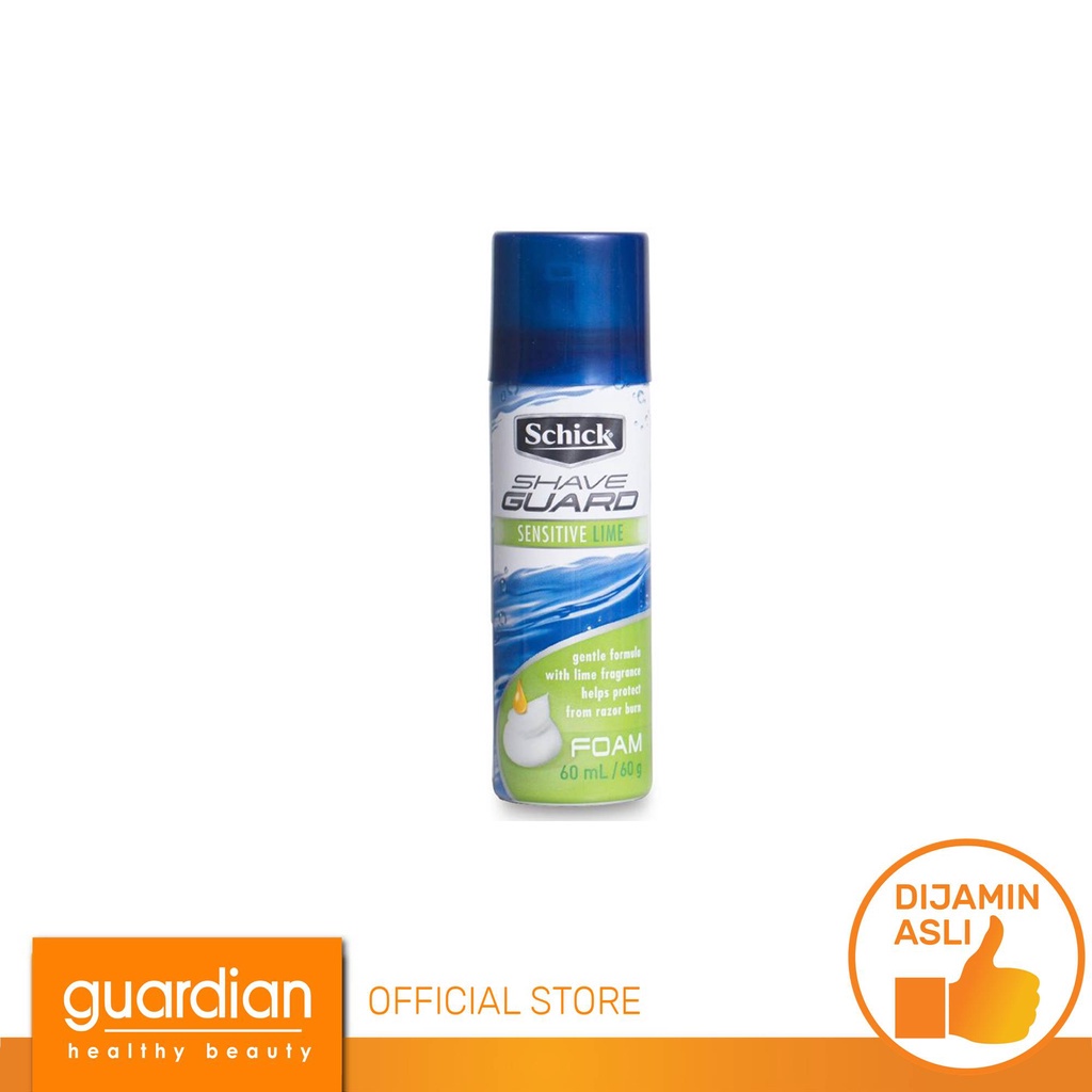 Jual SCHICK Shave Guard Foam Lime 60g | Shopee Indonesia