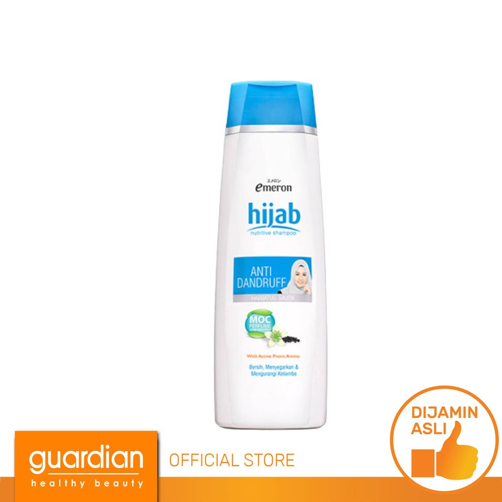 Jual EMERON Shampoo Hijab Anti Dandruff Habbatussauda 340ml | Shopee ...