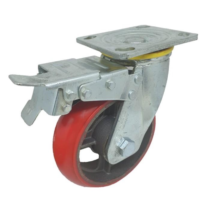 Jual Roda PU Cast Iron Racing Vintech Germany 6 inch Rem. | Shopee ...